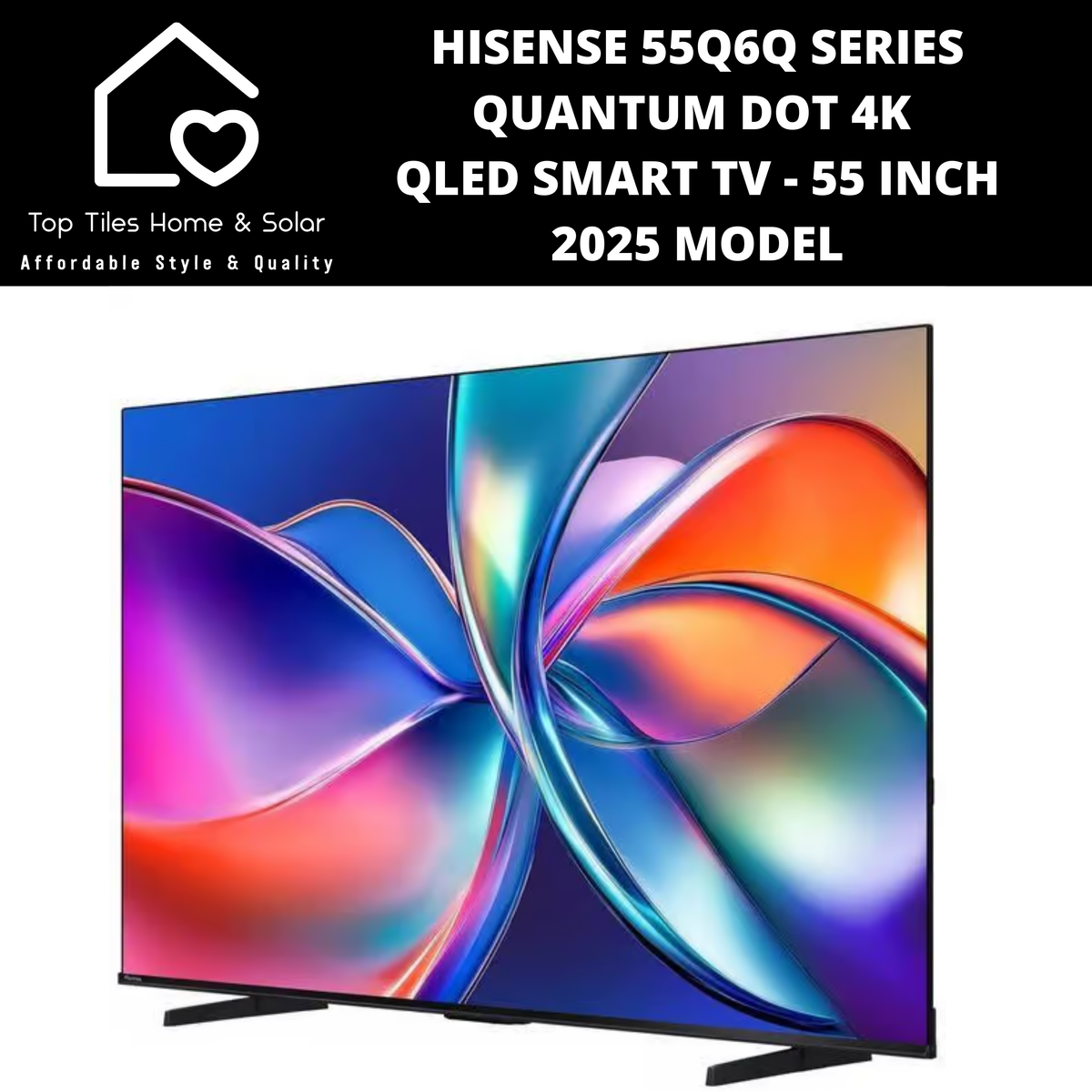 Hisense 55Q6Q Series Quantum Dot 4K QLED Smart TV - 55 Inch 2025 MODEL ...