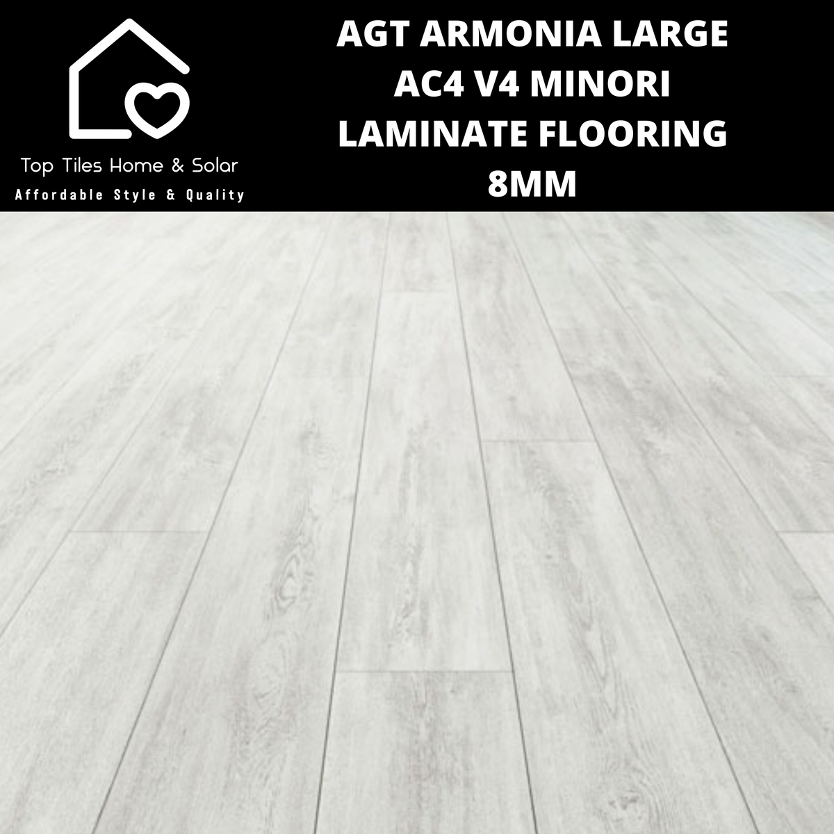 AGT Armonia Large AC4 V4 Minori Laminate Flooring - 8mm – Top Tiles ...