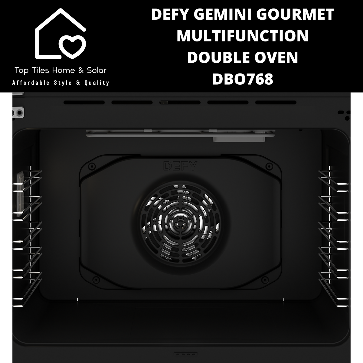 Defy Gemini Gourmet Multifunction Double Oven - DBO768 – Top Tiles Home ...
